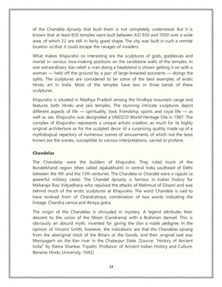 Sex & servitude in the chandela dynasty architecture | DOCX