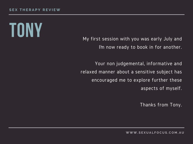 Sex Therapy Reviews