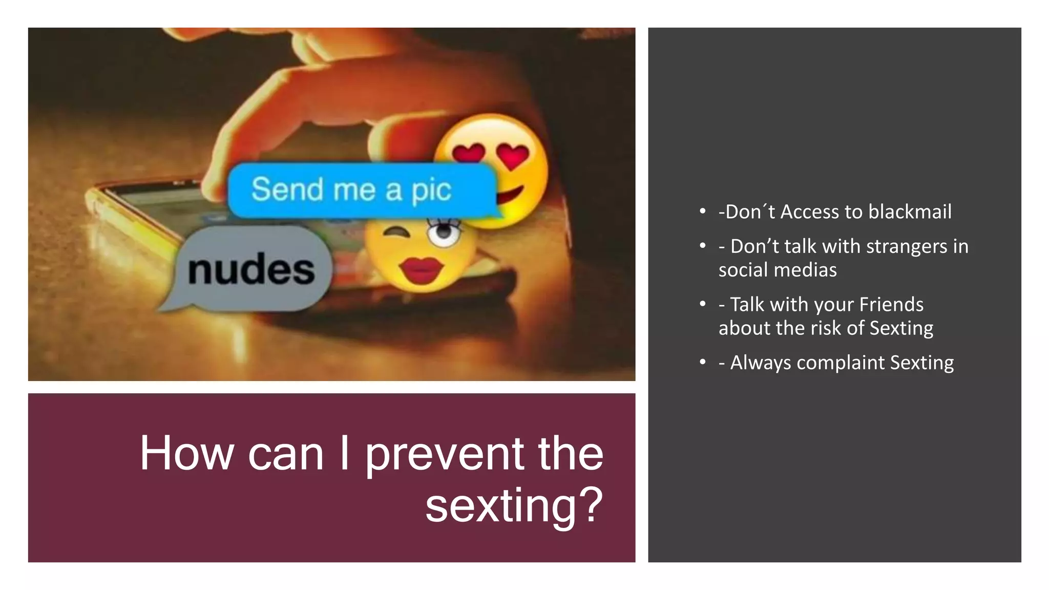 Sexting technology | PPTX