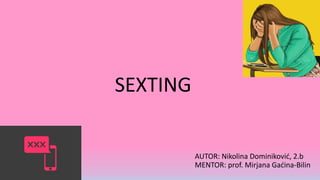 Sexting gotova (1) | PPT