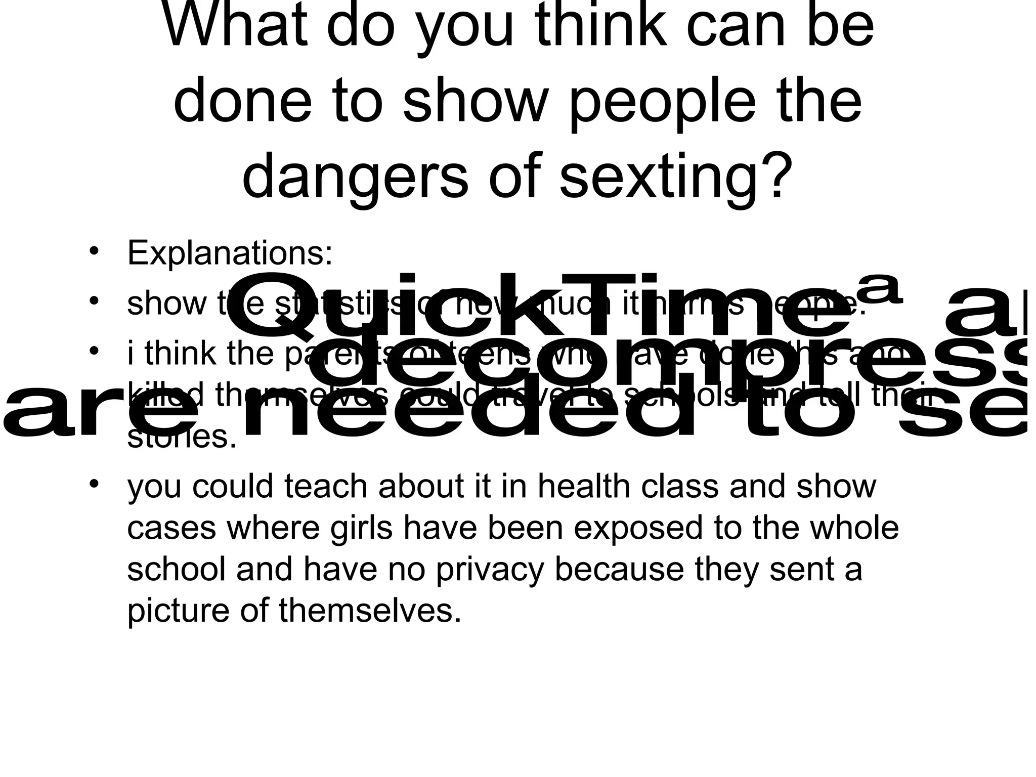 Sexting powerpoint | PPT
