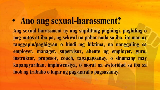 anti-sexual-harassment-act-of-1995 ppt-3.pptx | Sexual Conditions ...