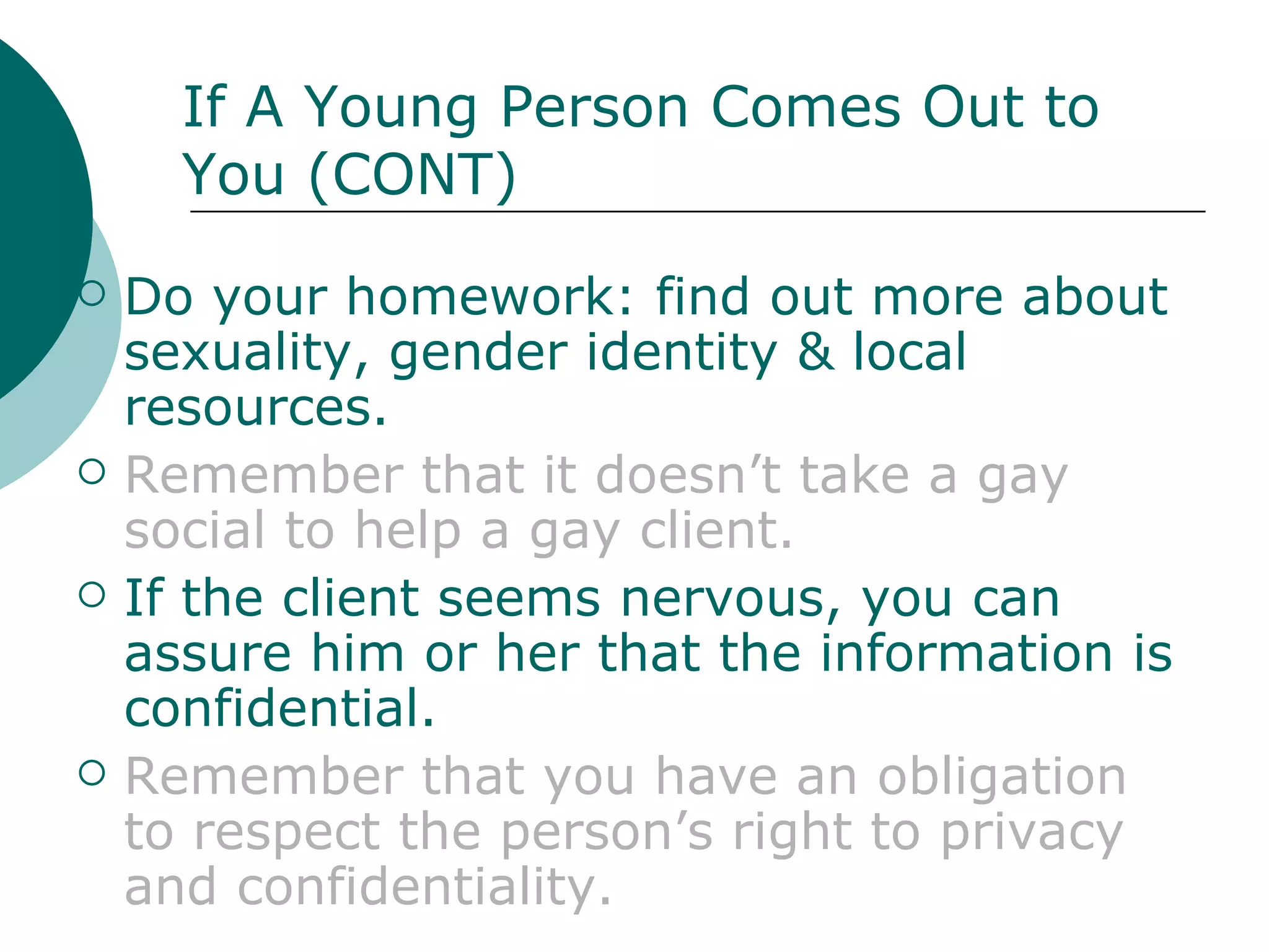 Sexual Orientation, Gender Identity And Adolescent Health 10.6.07