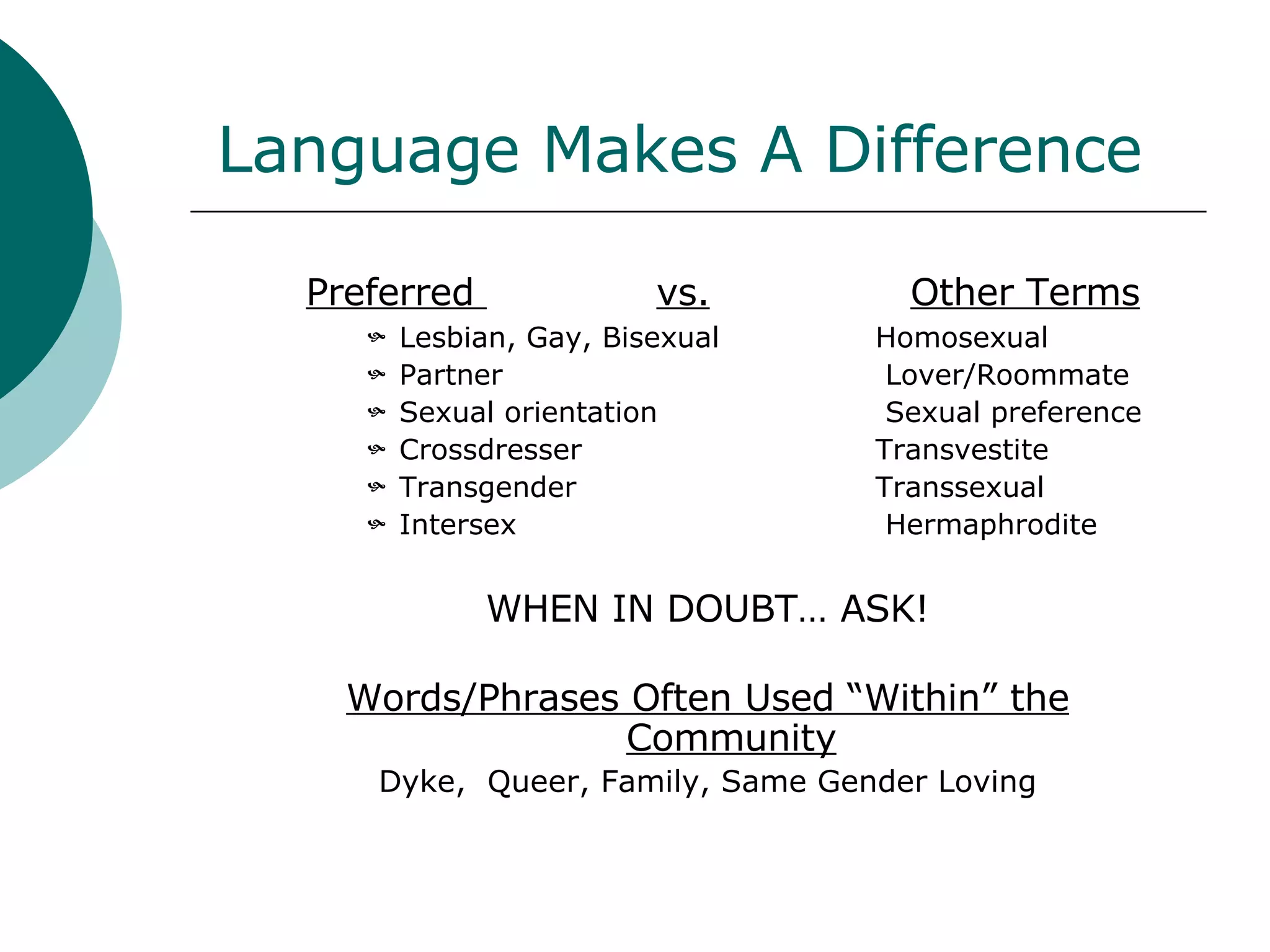 Sexual Orientation, Gender Identity And Adolescent Health 10.6.07