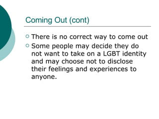 Sexual Orientation, Gender Identity And Adolescent Health 10.6.07