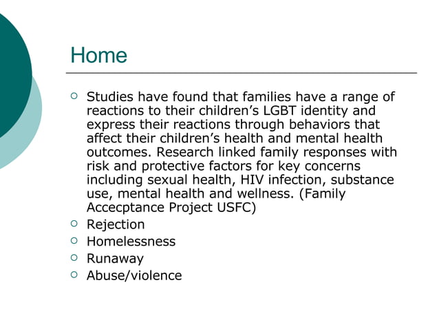 Sexual Orientation, Gender Identity And Adolescent Health 10.6.07