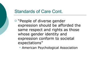 Sexual Orientation, Gender Identity And Adolescent Health 10.6.07