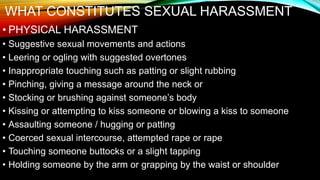 SEXUAL HARASSMENT | PPTX