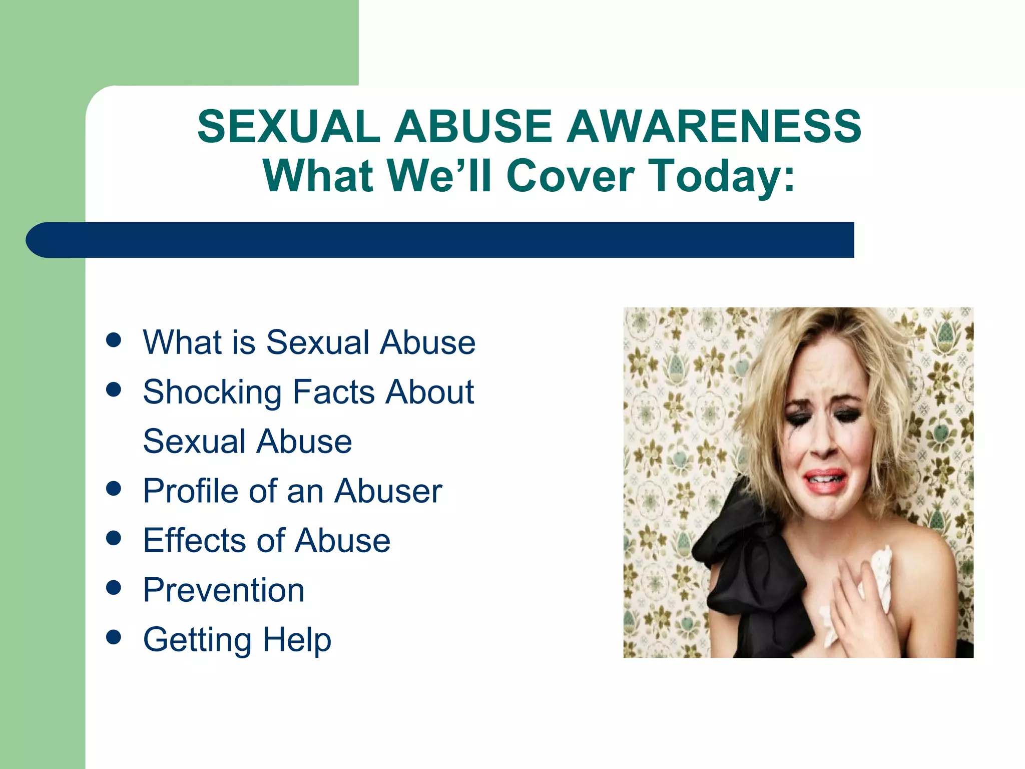 Sexual abuse awareness | PPT