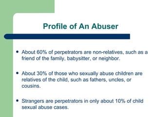 Sexual abuse awareness | PPT