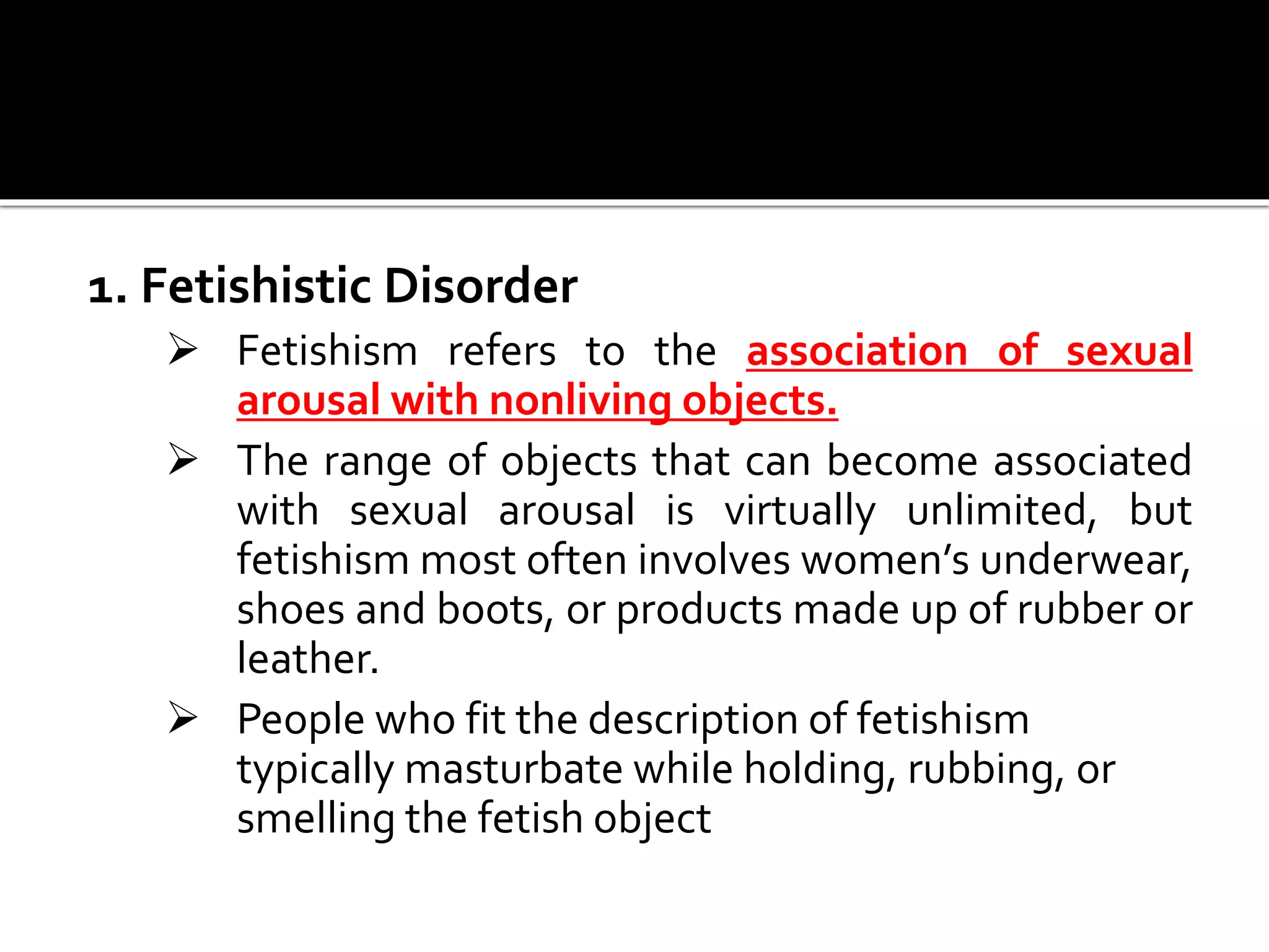 SEXUAL AND GENDER IDENTITY DISORDER | PPTX