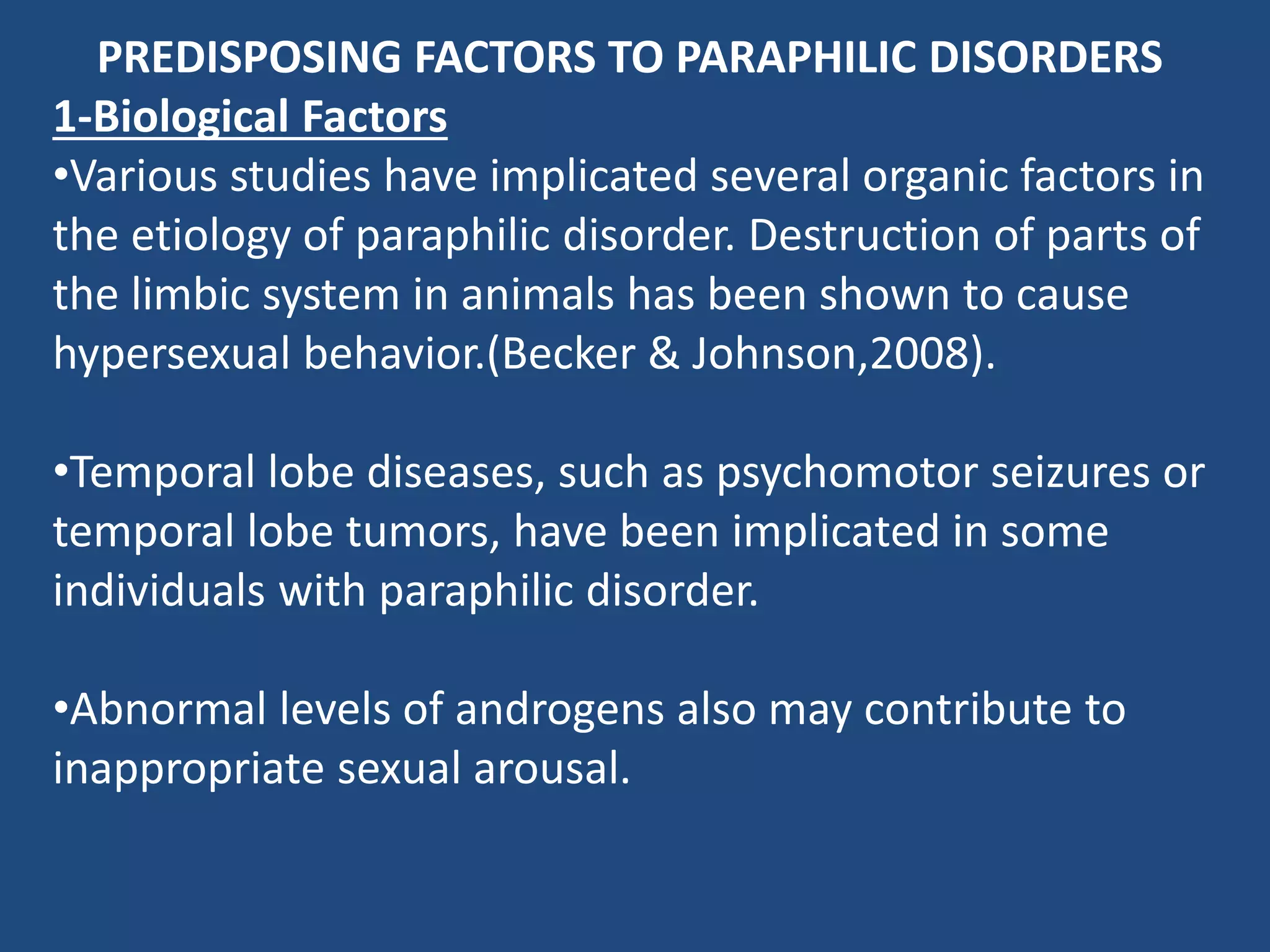 Sexual and gender identity disorder | PPTX