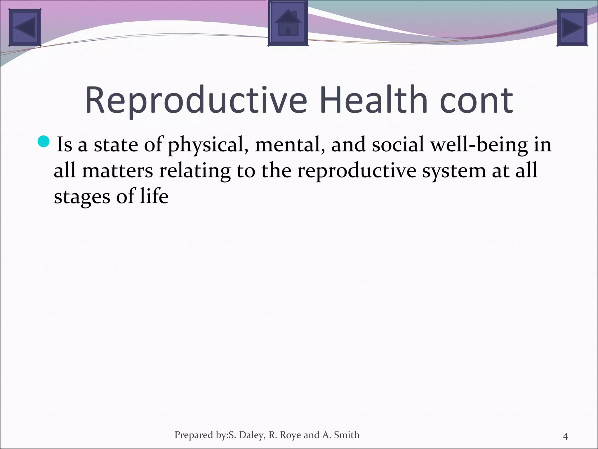 Sexual and reproductive health | PPT
