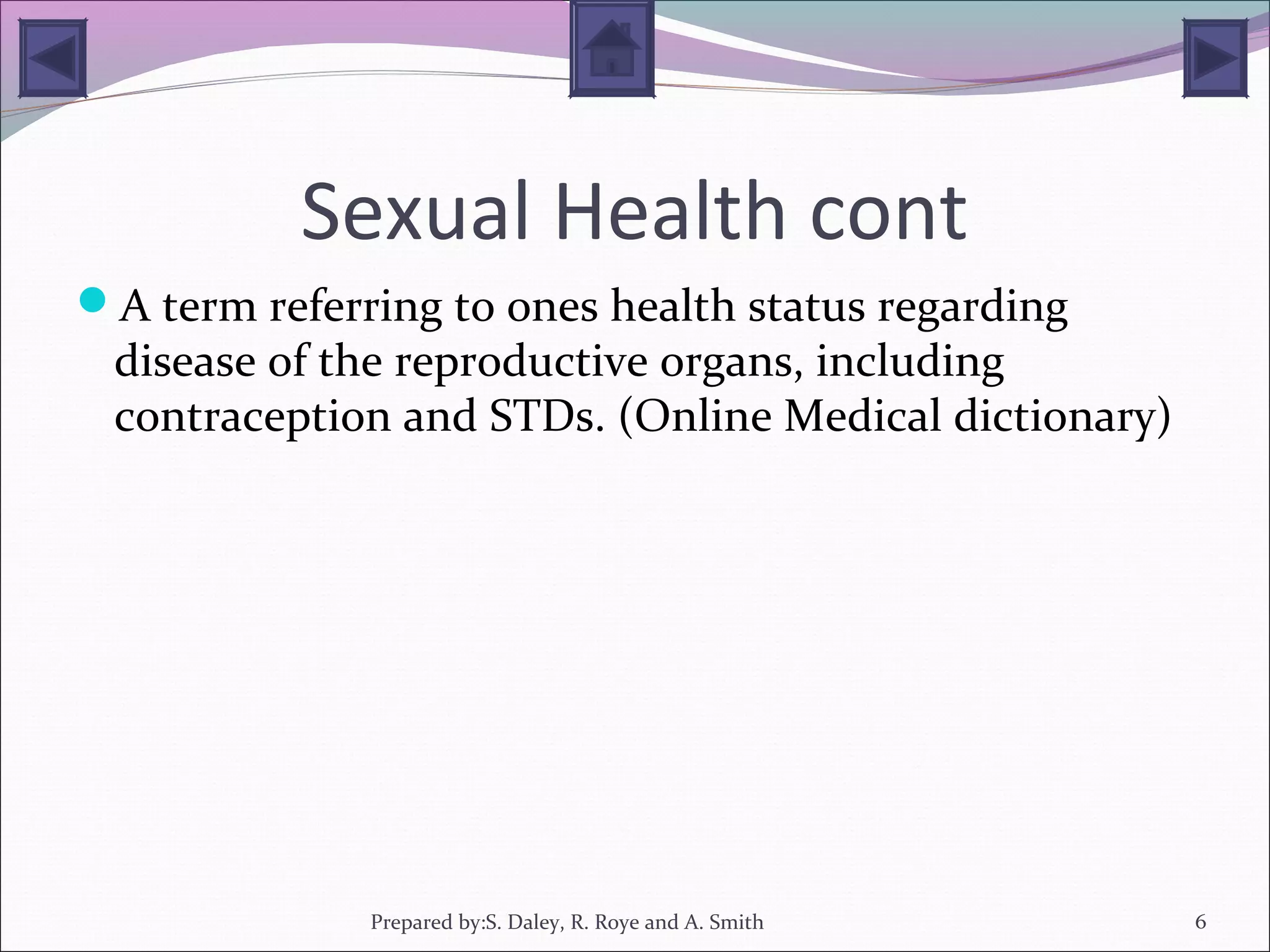 Sexual and reproductive health | PPT