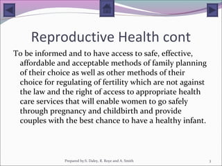 Sexual and reproductive health | PPT
