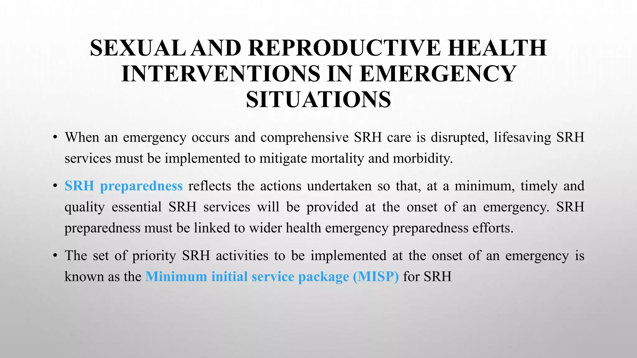Sexual and reproductive health and rights | PPTX