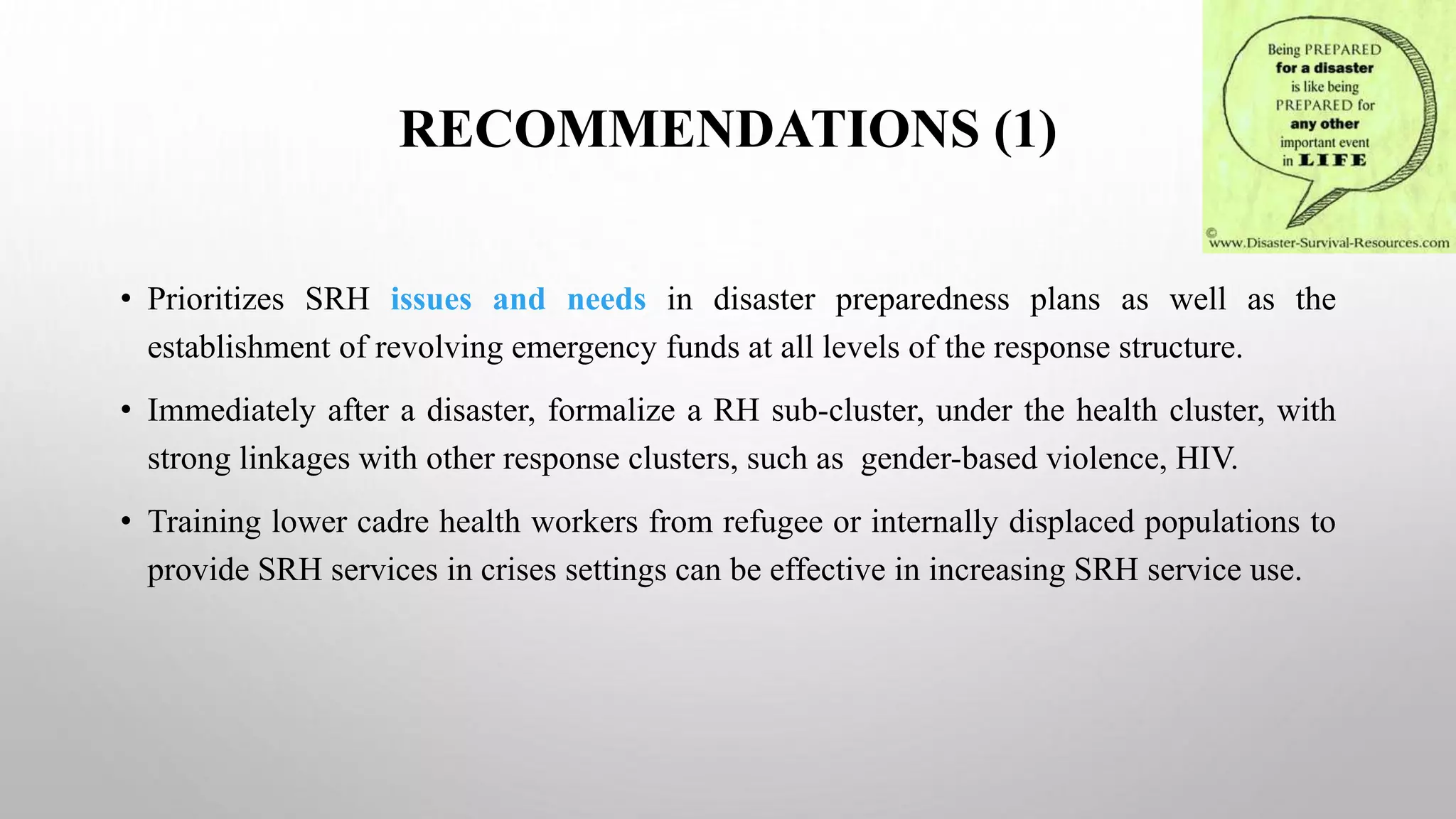 Sexual and reproductive health and rights | PPTX