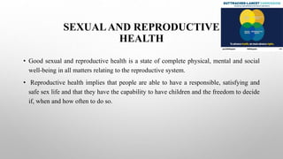 Sexual and reproductive health and rights | PPTX
