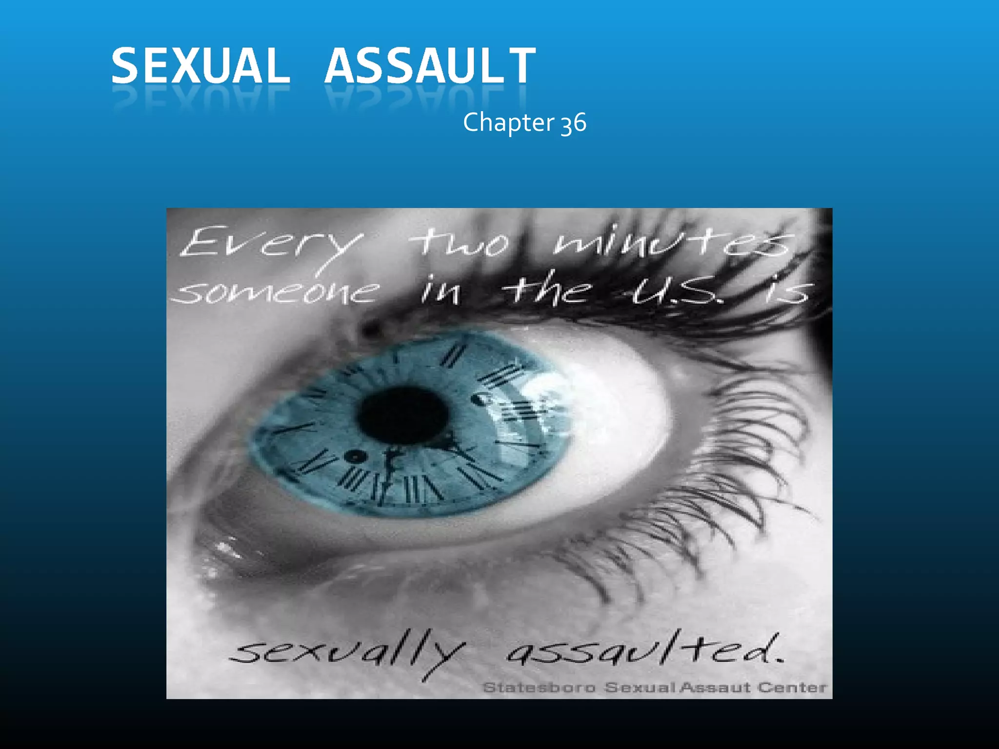 Sexual assault ch 36 | PPT