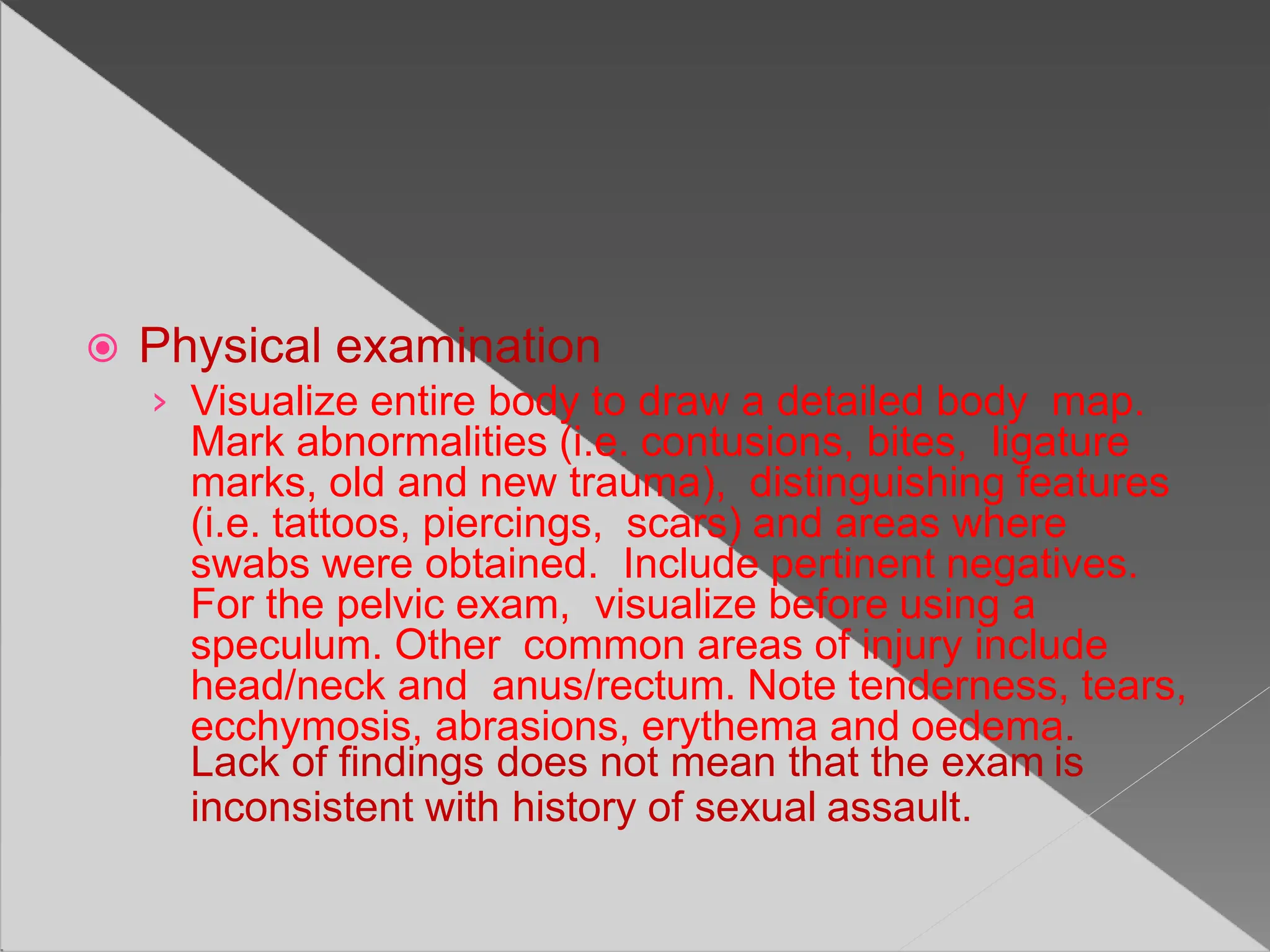 Sexual Assault management in emergency department | PPTX