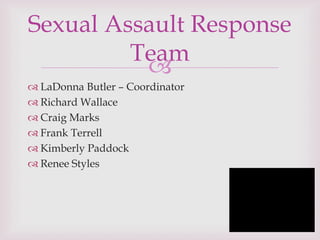 Sexual assault prevention & education | PPT