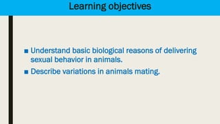What Are Sexually Dimorphic Behaviours In Dogs