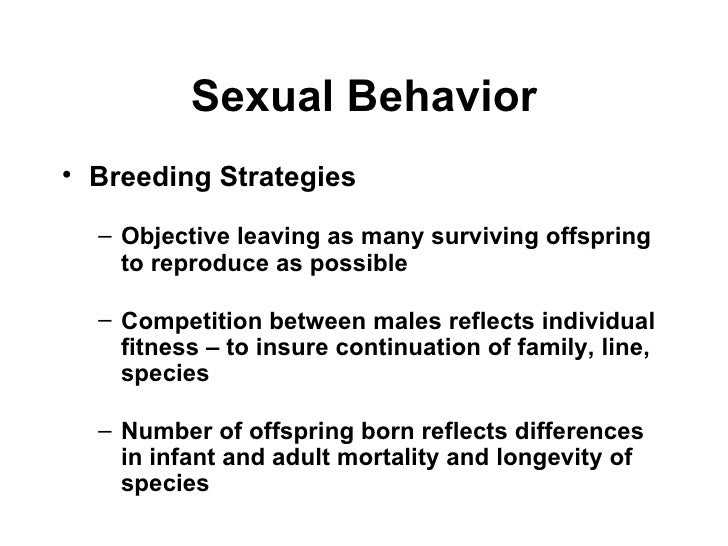 Sexual Behavior Chapter 4