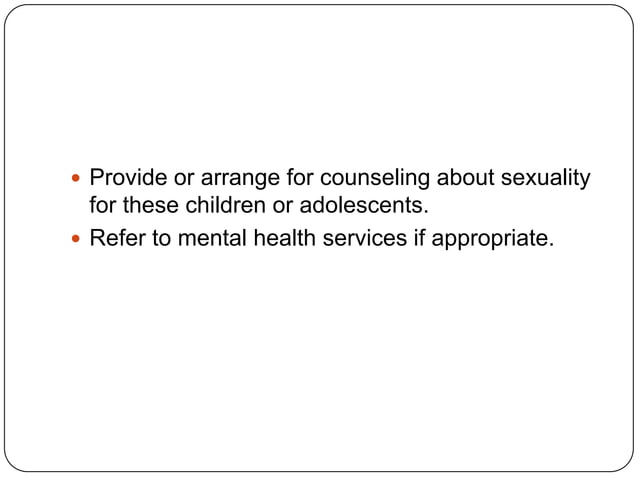 Sexual Counselling In Adolescents