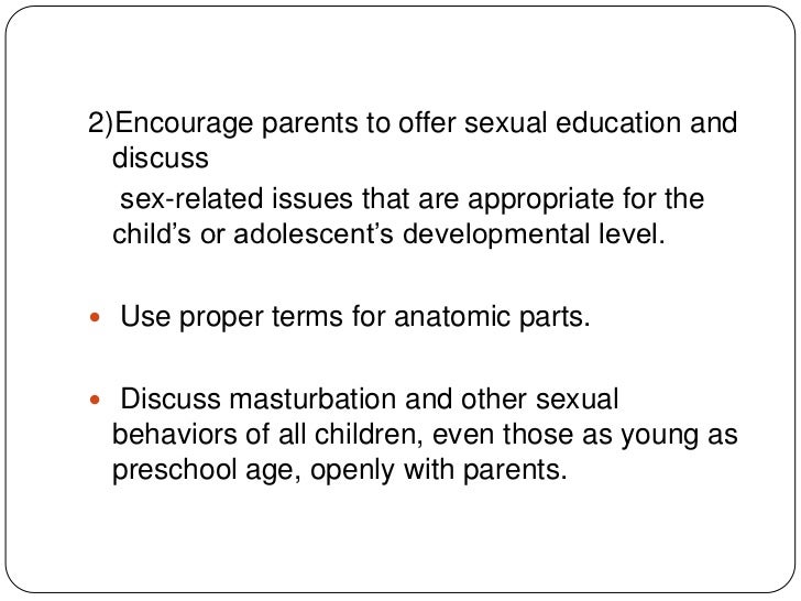 Sexual Counselling In Adolescents