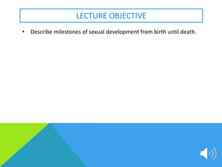 Sexual Development Intro Lecture | PPT | Free Download
