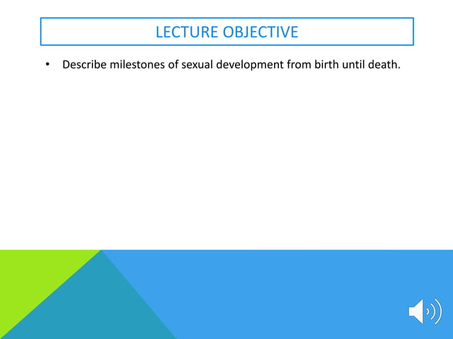 Sexual Development Intro Lecture | PPT