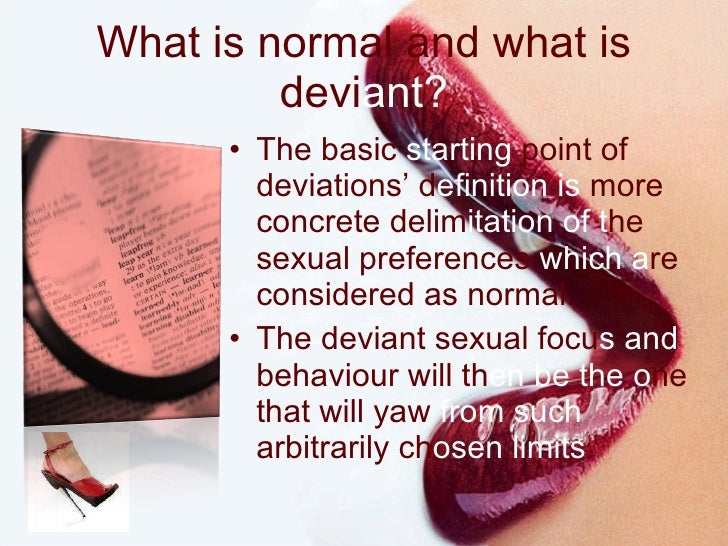 Sexual Deviations Short