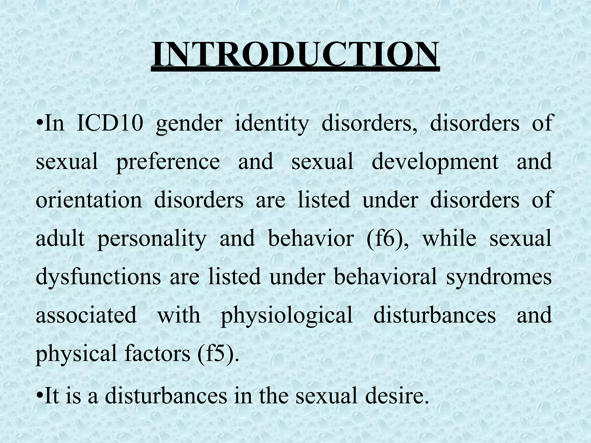 Sexual Disorder | PPTX