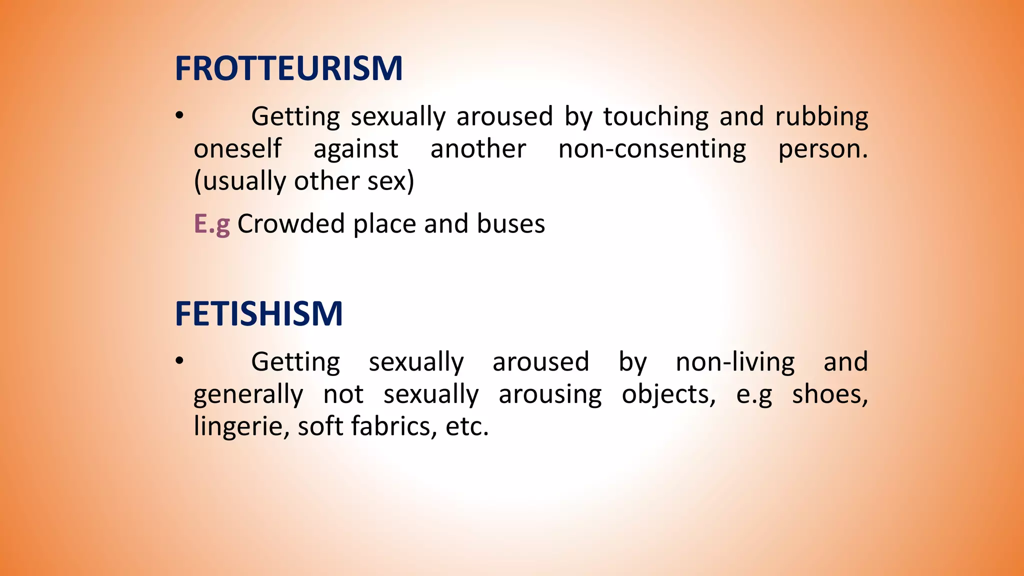Sexual disorder | PPTX