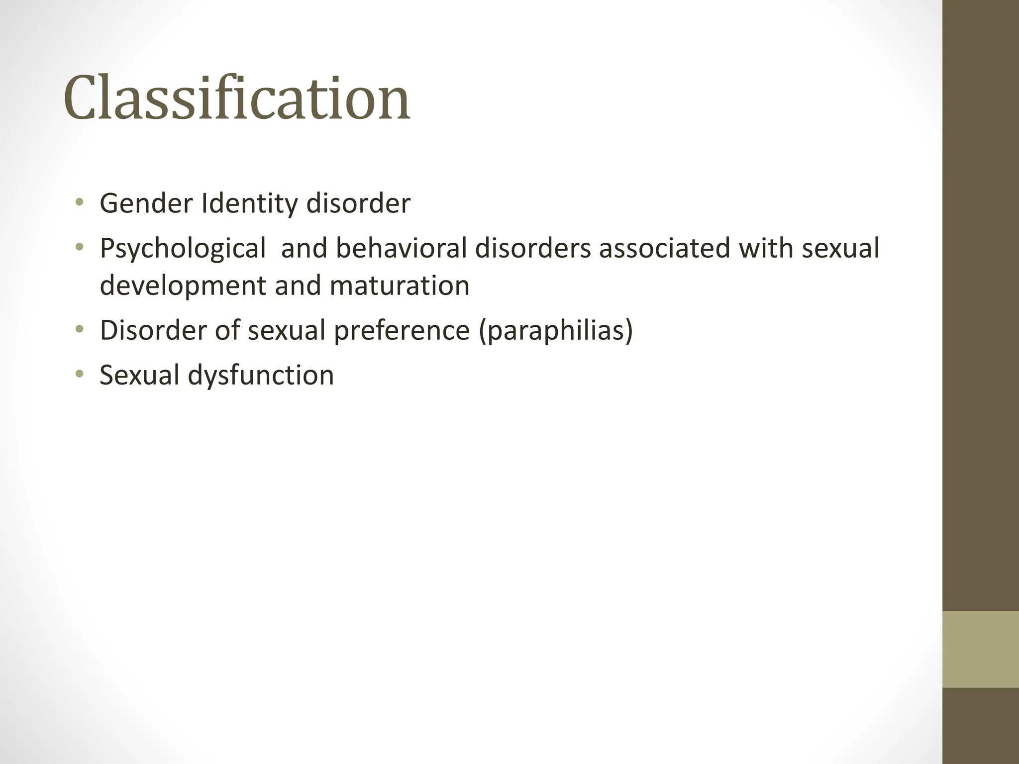 Sexual Disorders.gender identity disorderspptx | PPTX