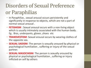 Sexual Disorders.gender identity disorderspptx | PPTX | Sexual ...