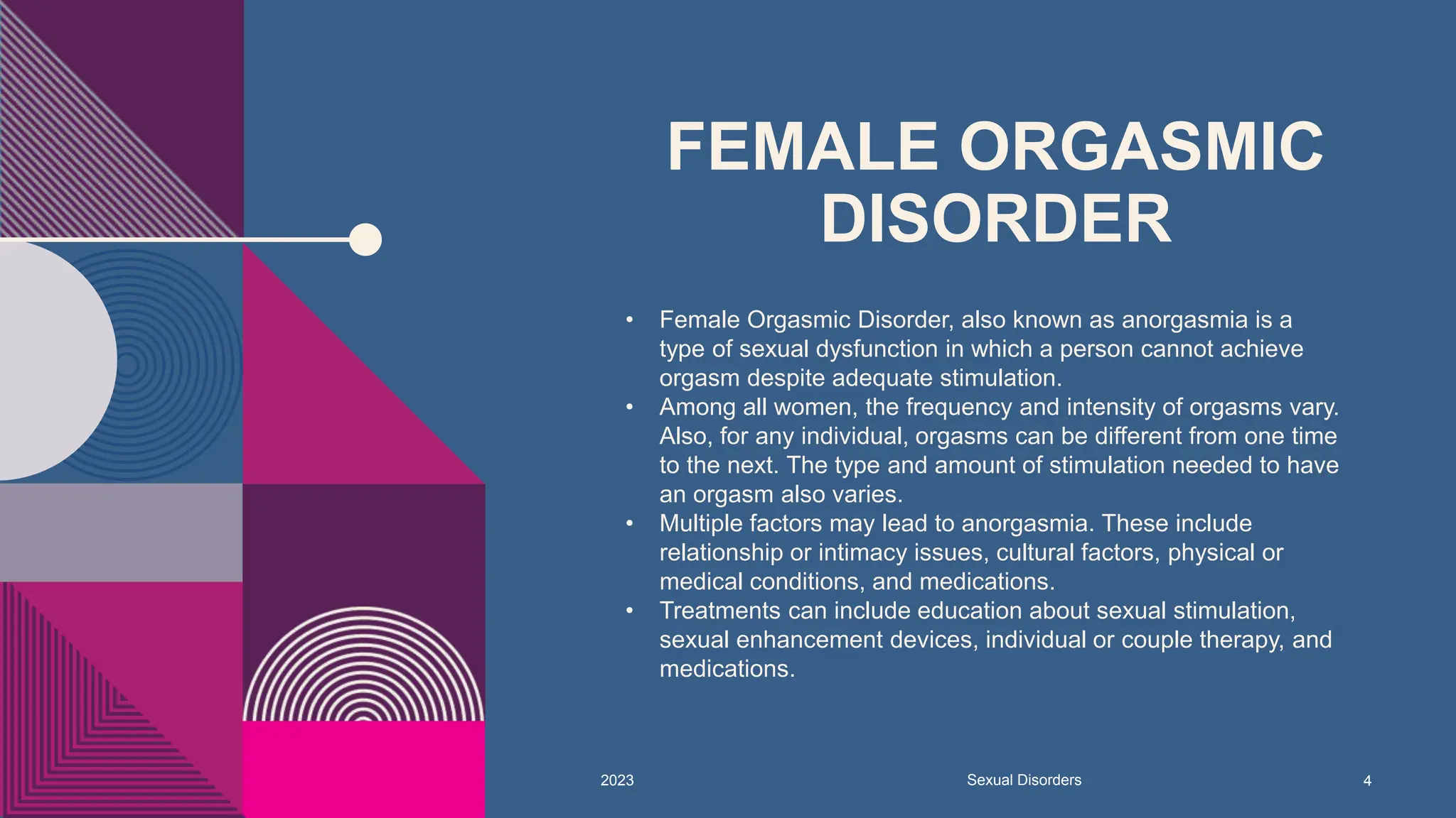 Sexual disorders ppt psychology students | PPTX