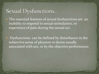 sexualdisorders.pptx medical lecture ppt | PPT