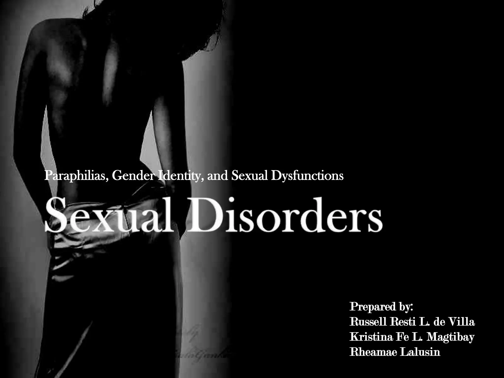 Sexualdisorders abnormalpsychology-110627212238-phpapp02 | PDF