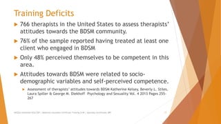 Sexual Diversity in Counseling: Becoming Kink-Aware | PPTX