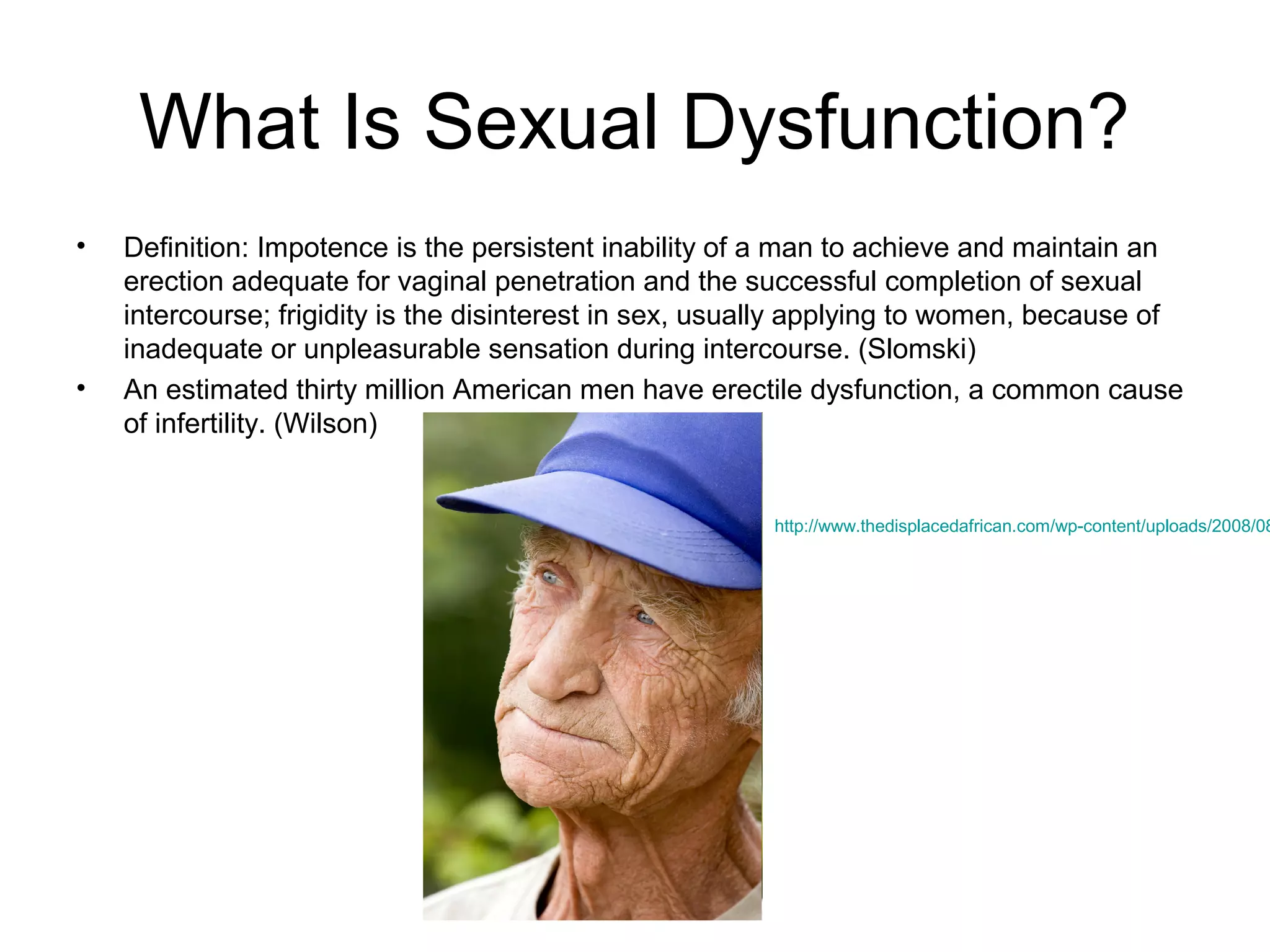 Sexual Dysfunction | PPT