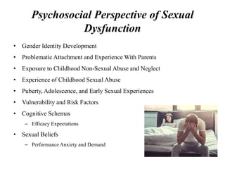 Sexual dysfunction | PPTX