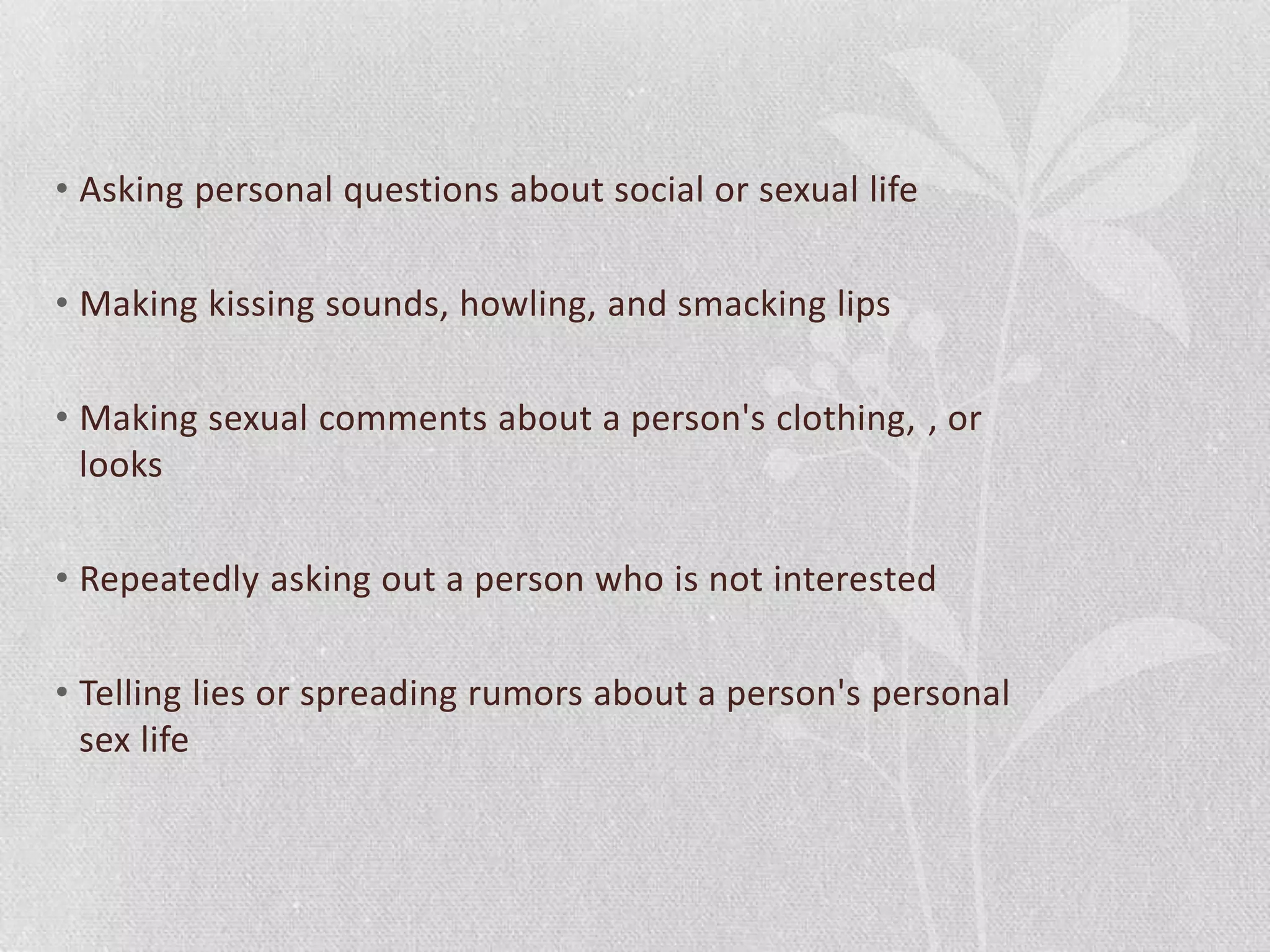 Sexual harassment PPT | PPTX