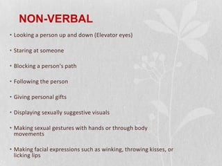 Sexual harassment PPT | PPTX
