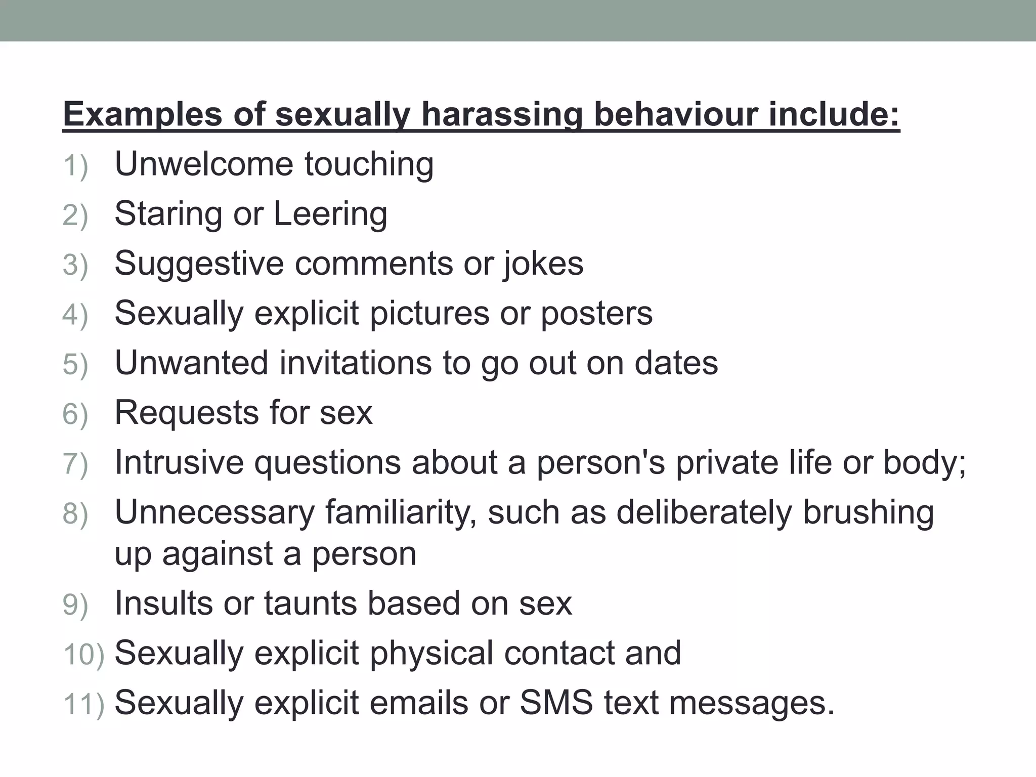 Sexual Harassment.pptx | Debated Sensitive Social Issues | Sensitive Topics