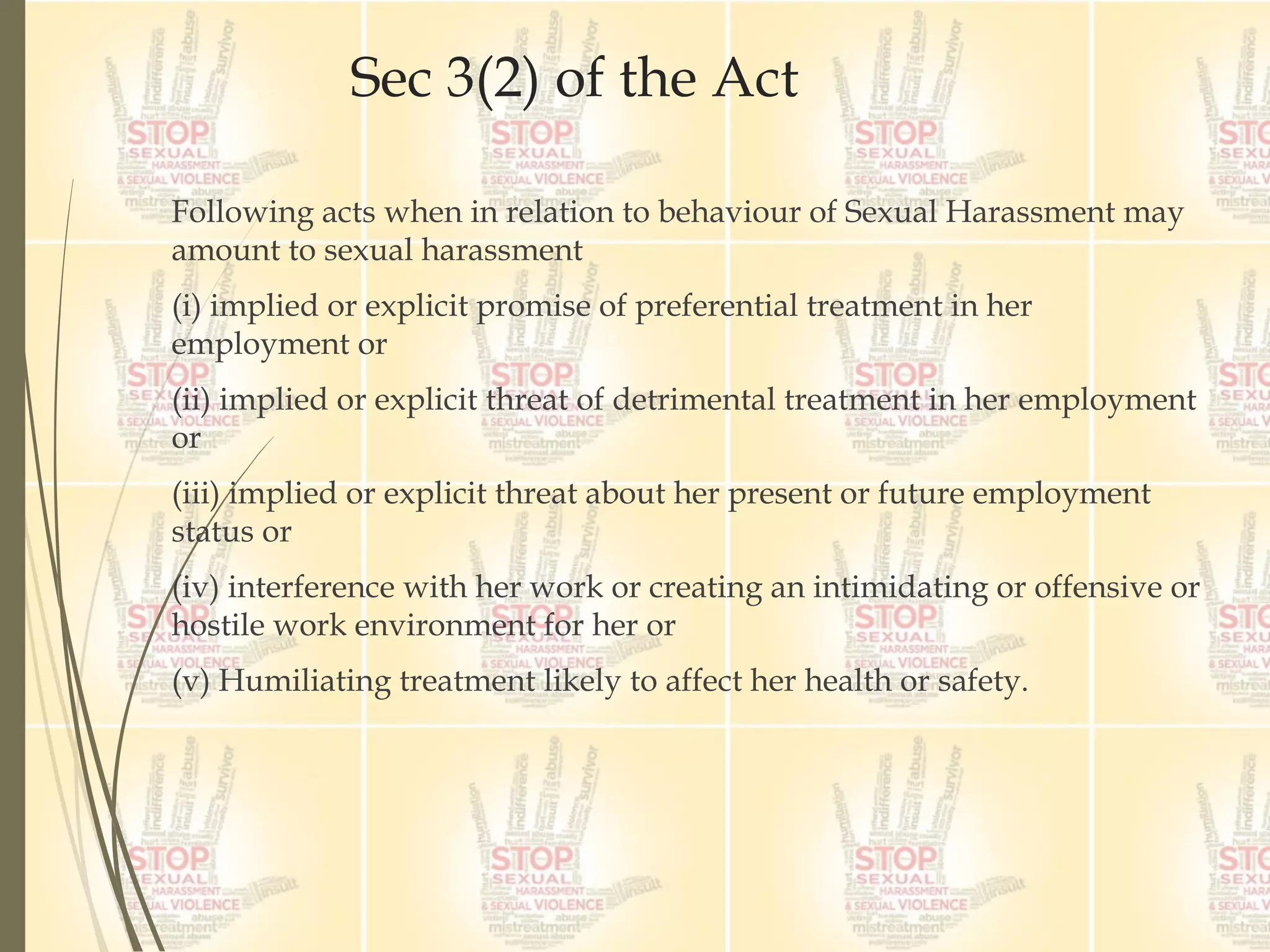 Sexual harassment awareness session | PPT