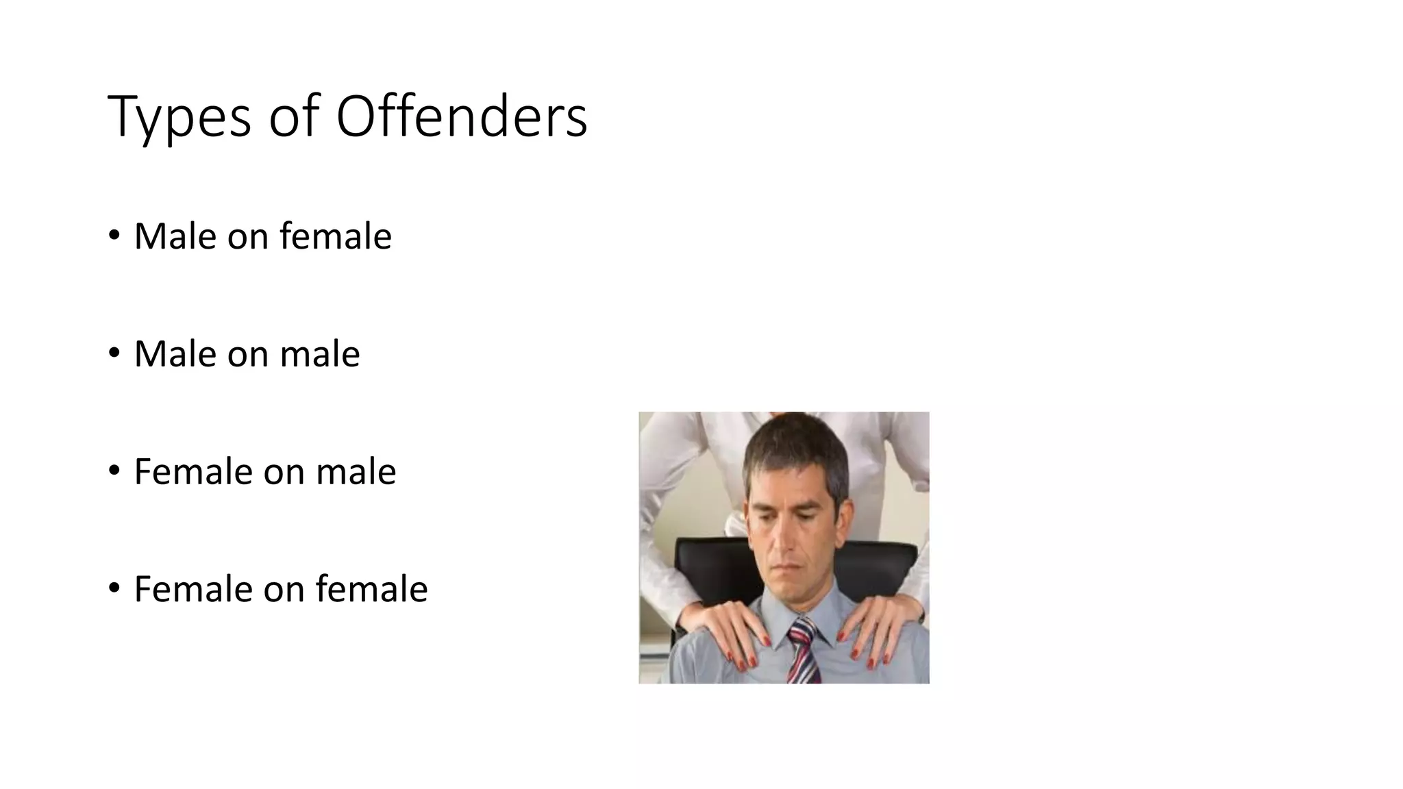 Sexual Harassment Definition And Offenders Ppt