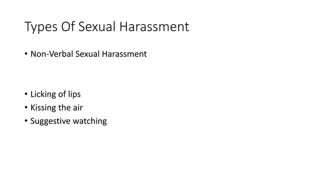 Sexual harassment definition & offenders | PPT