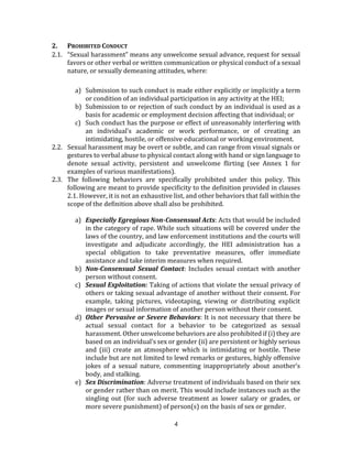 Sexualharassment policy | PDF