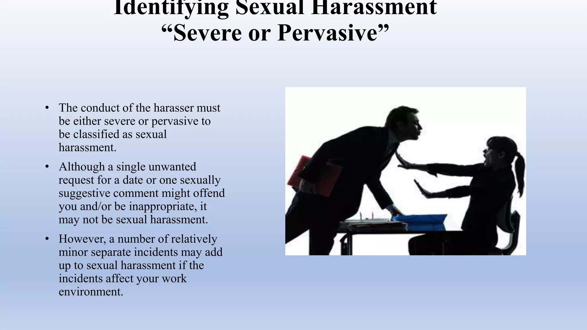 Sexual Harassment Powerpoint | PDF